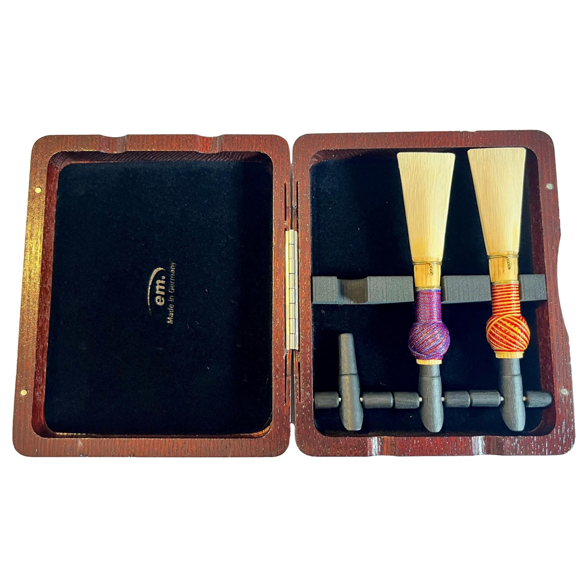 Amber Wooden Bassoon Reed Case (10 Reeds) | Crook and Staple