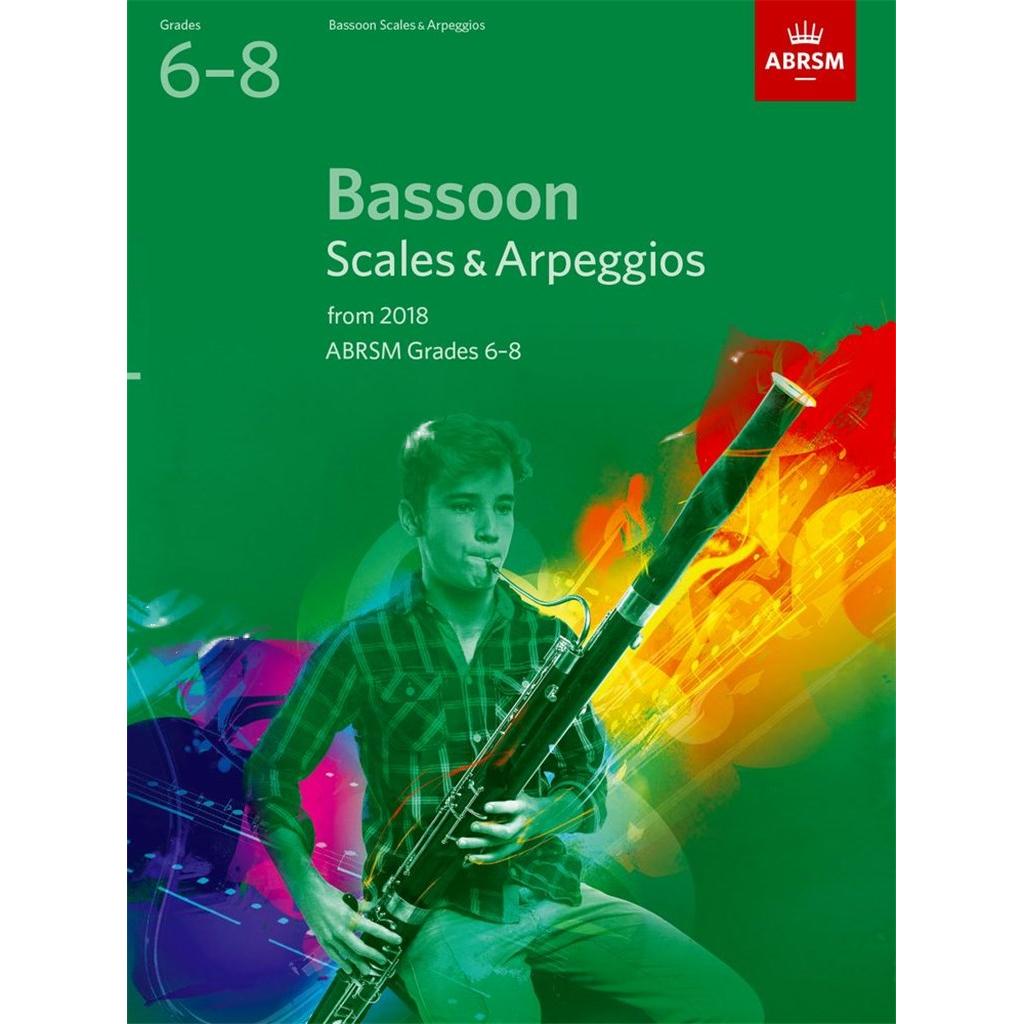 ABRSM Bassoon Scales & Arpeggios Grades 6-8 — Crook and Staple