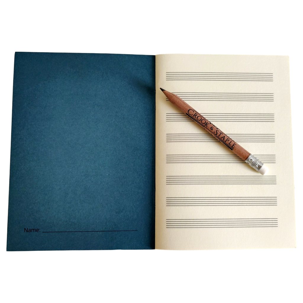 Manuscript Notebook: Small A6 - 32 pages — Crook and Staple